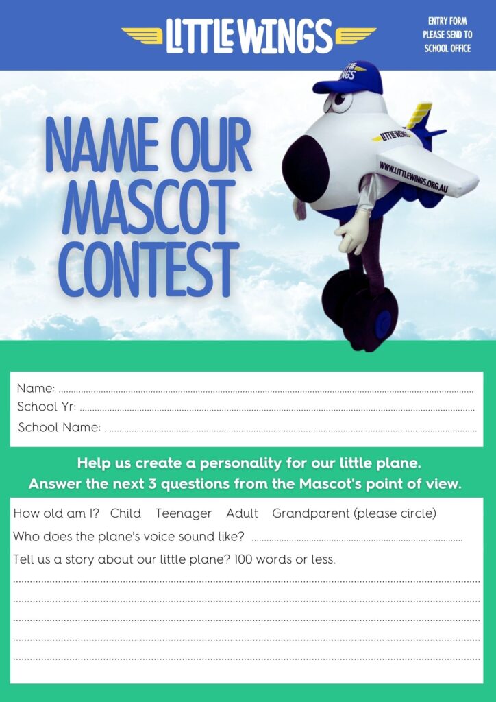 Name Our Mascot - Little Wings